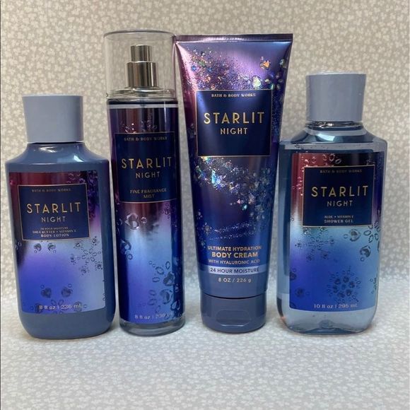 Bath & Body Works | Bath & Body | Bath And Body Works Starlit Night 4 ...